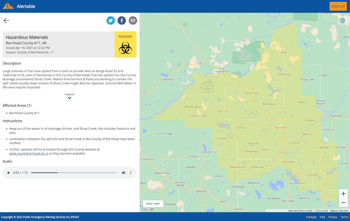FREE alert templates for hazmat incidents