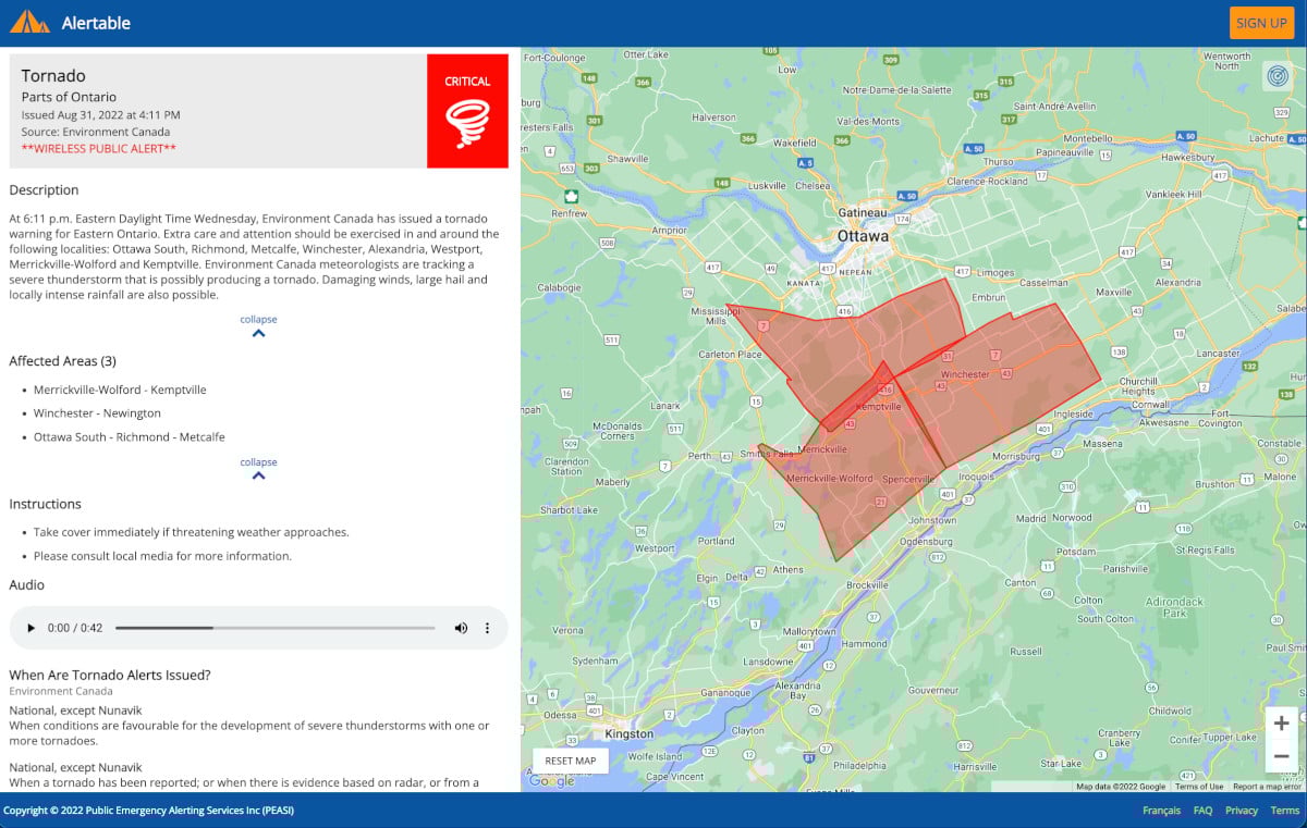 FREE alert templates for natural disasters