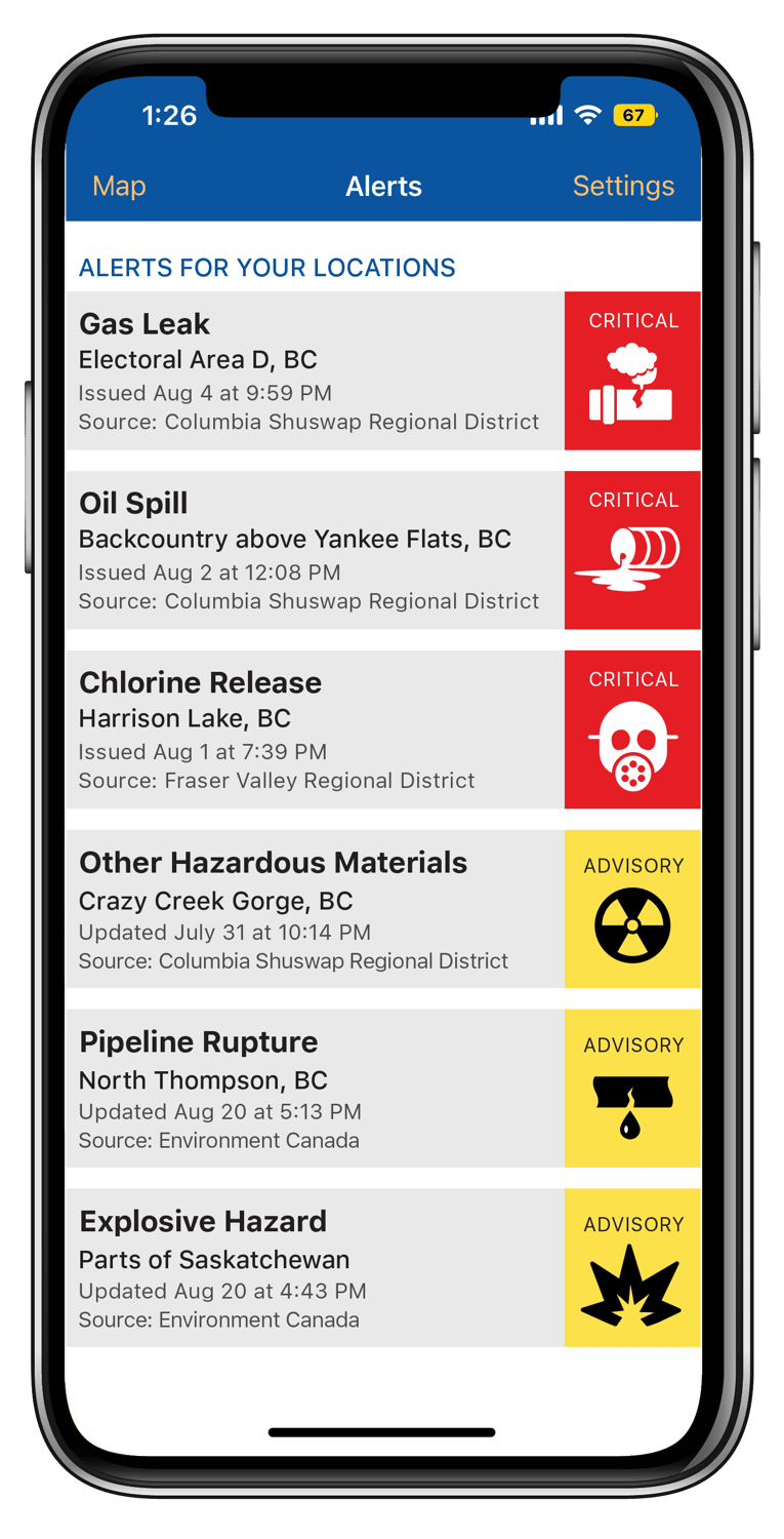 FREE alert templates for hazmat incidents