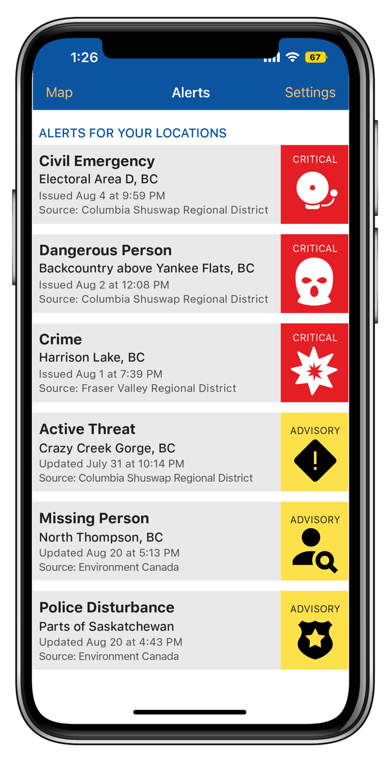 FREE alert templates for law enforcement emergencies