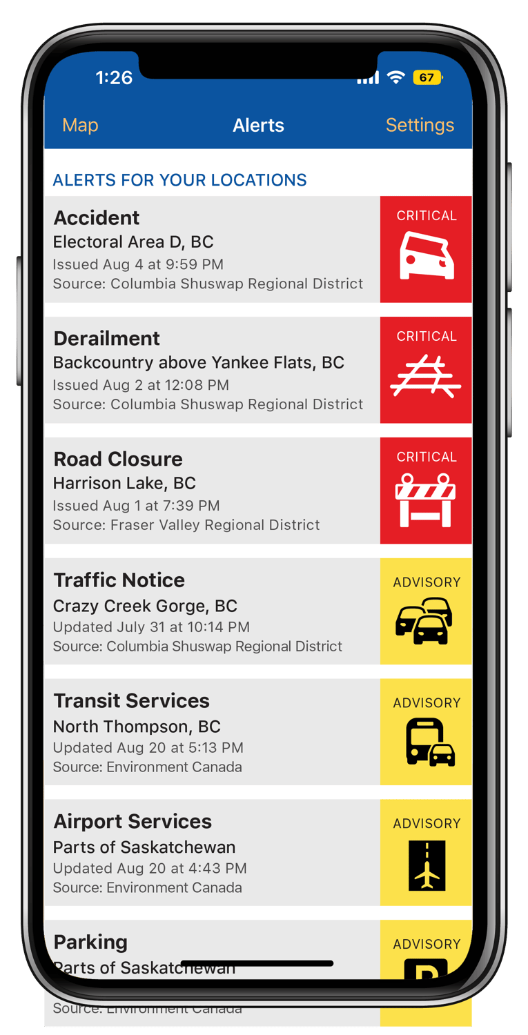 FREE alert templates for transportation incidents