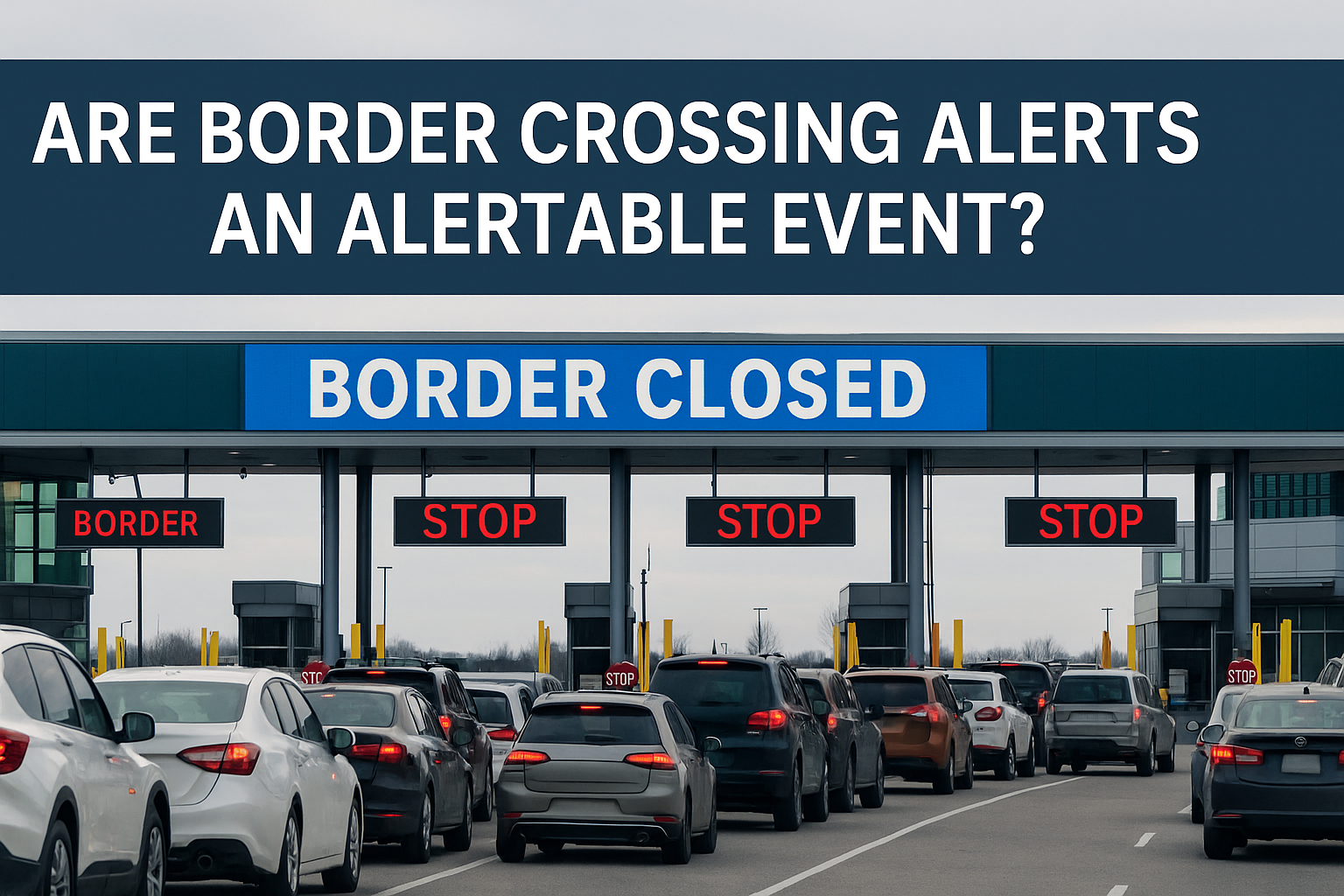 Border Crossing Alerts | Border Disruptions and Public Safety | PEASI