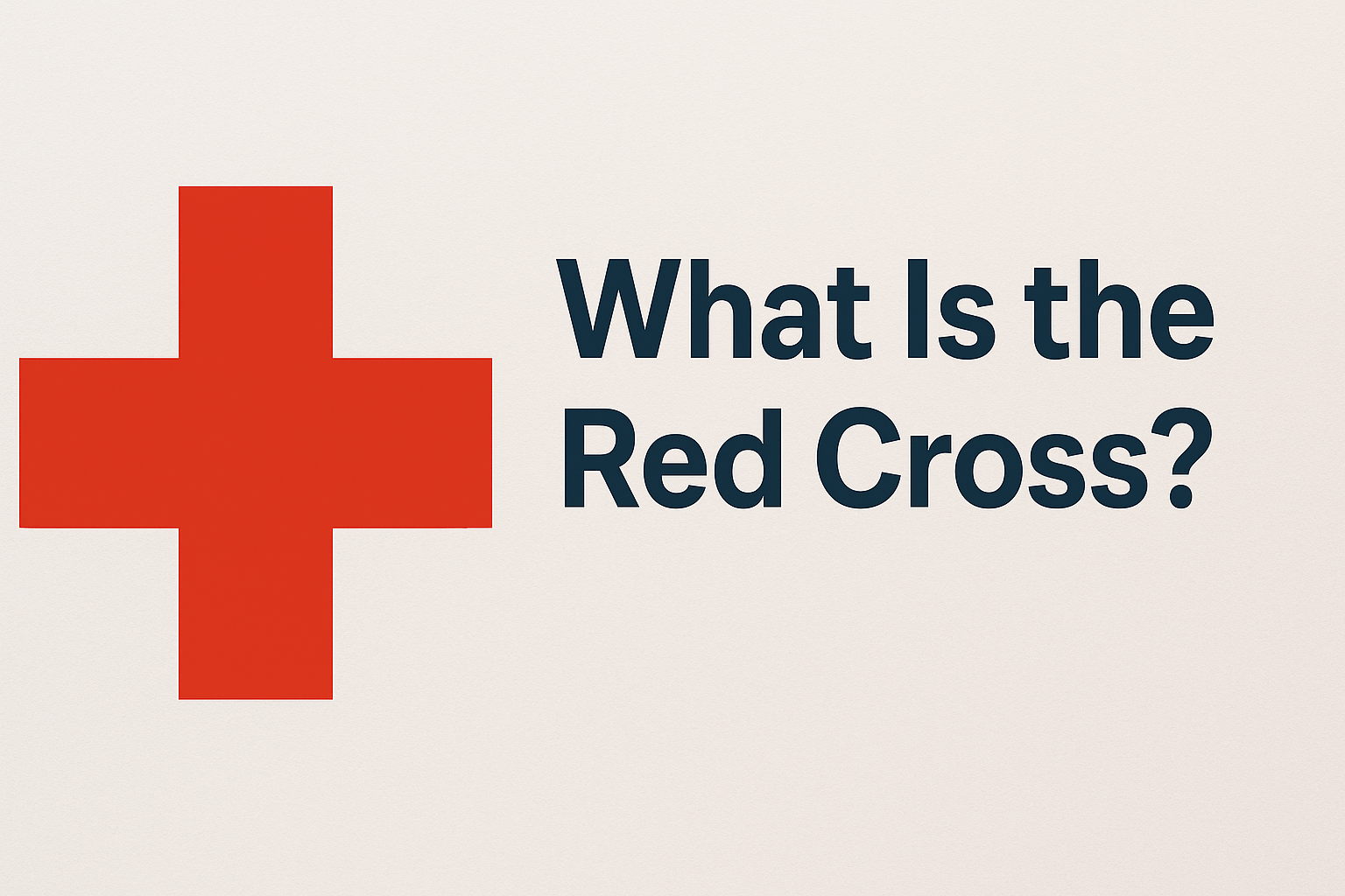 Understanding the Red Cross | Mission, Services & How to Help | PEASI